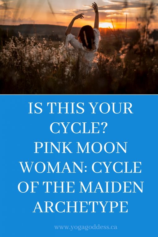 Is This Your Cycle? Pink Moon Woman - Yoga Goddess